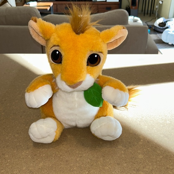 Mattel | Toys | Vintage Talking Simba From The Lion King Soft Plush ...